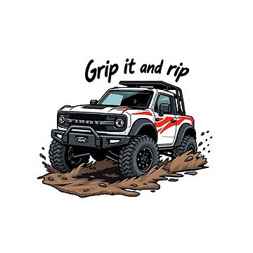 "Ford Bronco Raptor 4x4" Sticker for Sale by MauritzvH | Redbubble