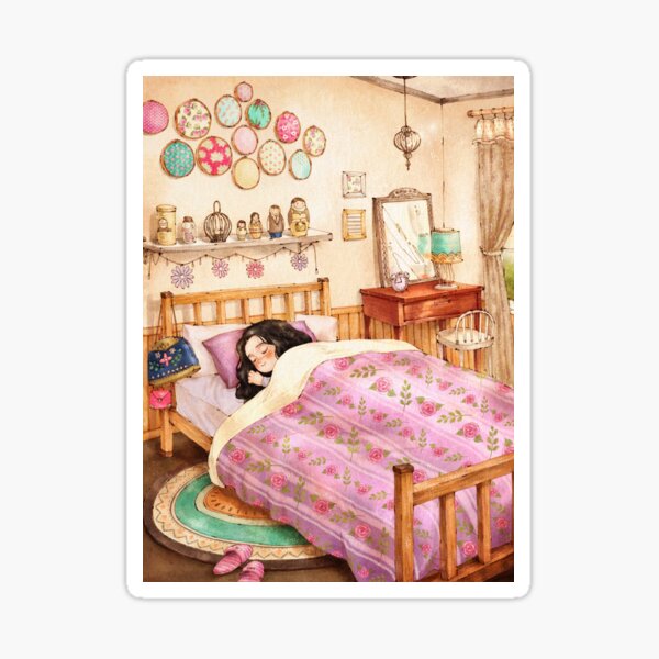 "Can't Get Out of Bed" Sticker for Sale by Aeppol | Redbubble