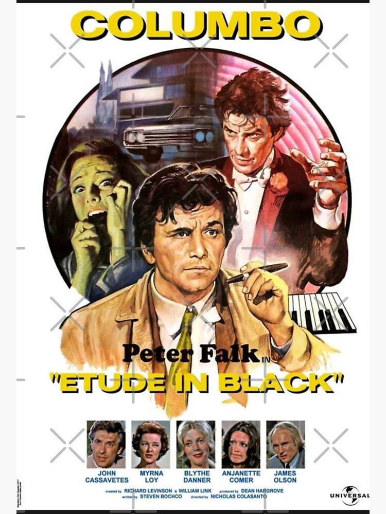 "Lieutenant Columbo - Etude In Black" Sticker for Sale by MrReindeer ...