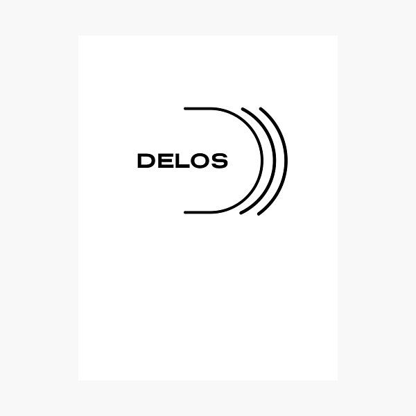 "Westworld Delos minimal logo" Photographic Print by antibo | Redbubble
