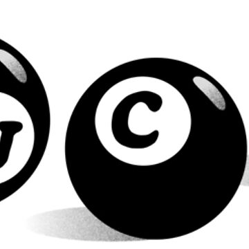 "Lucky 8 Ball Letters Pool Billiards " Sticker for Sale by CampusCrush ...