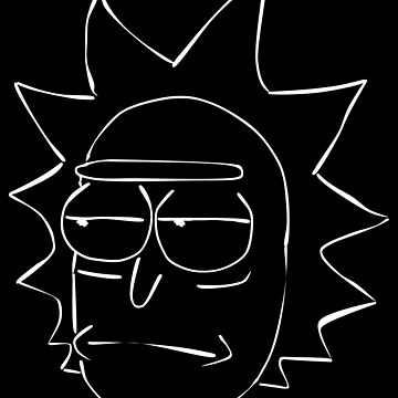 "Stoic Rick Vibes" Sticker for Sale by DeadEend | Redbubble