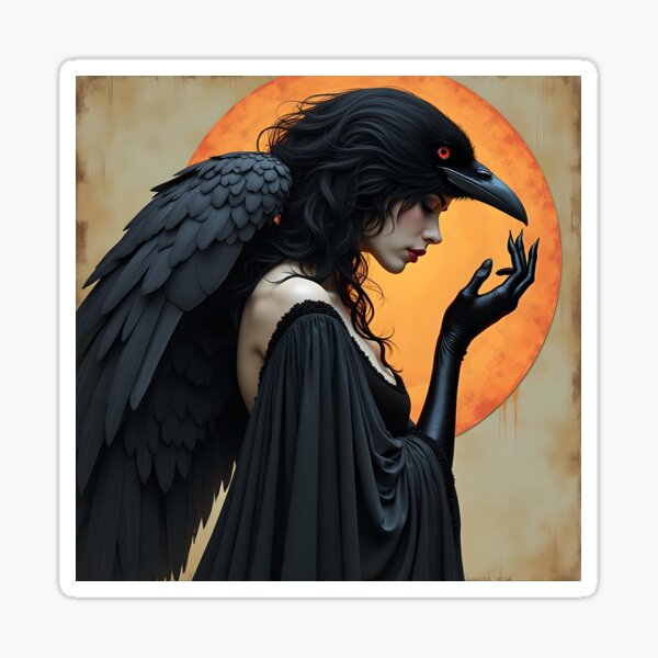 "Goddess Morrigan" Sticker for Sale by SoniaSarkali | Redbubble