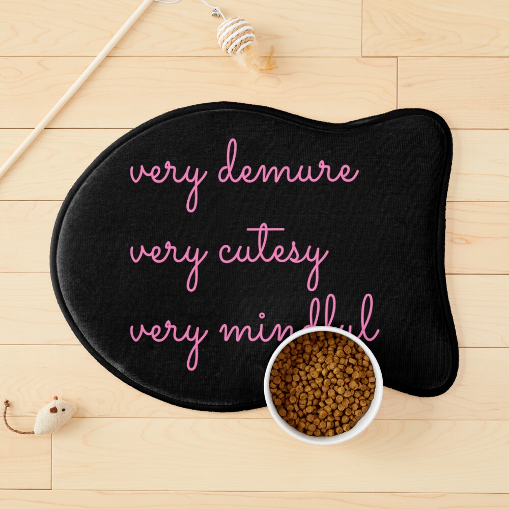 "demure" Sticker for Sale by vyascreations | Redbubble