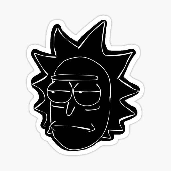 "Rick and Morty: Stoic Rick Vibes" Sticker for Sale by DeadEend | Redbubble