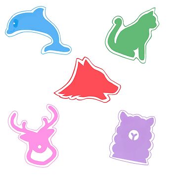"Plave kpop group animal symbols" Sticker for Sale by NamG7 | Redbubble