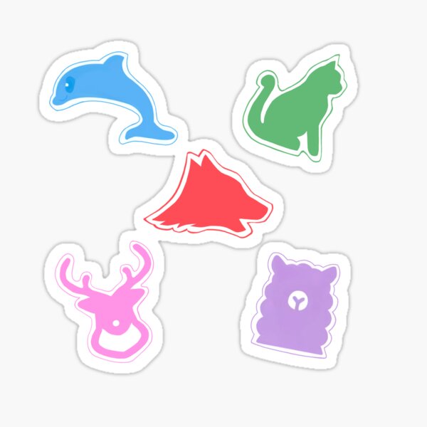 "Plave kpop group animal symbols" Sticker for Sale by NamG7 | Redbubble