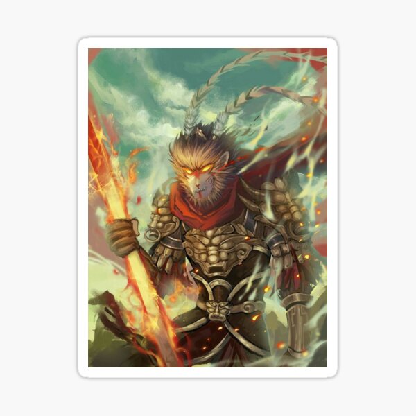"Black Myth Wukong" Sticker for Sale by Lam-aan | Redbubble