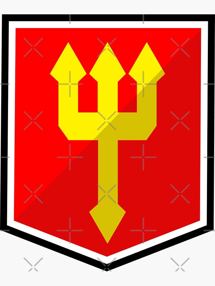 "Simple Badge Design Manchester United - The Red Devils Trident ...