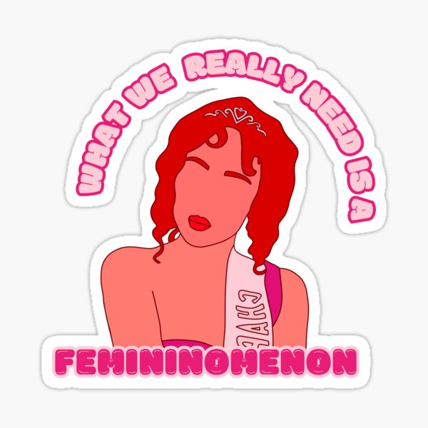 "Chappell Roan Femininomenon" Sticker for Sale by Rankinma | Redbubble