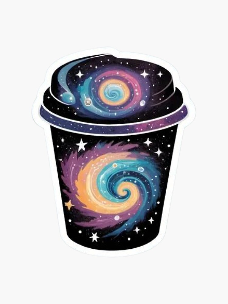 "Galactic Java" Sticker for Sale by FunTimesSticker | Redbubble