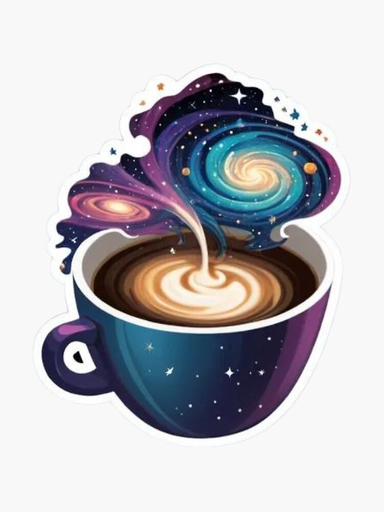 "Nebula Nosh" Sticker for Sale by FunTimesSticker | Redbubble