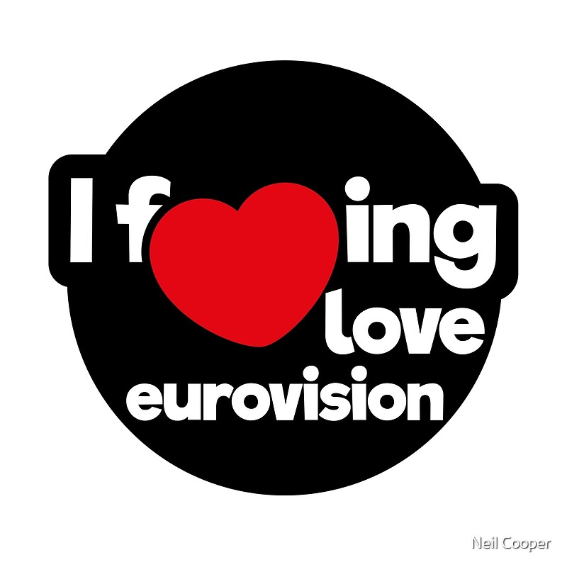 "I love eurovision" by Neil Cooper | Redbubble