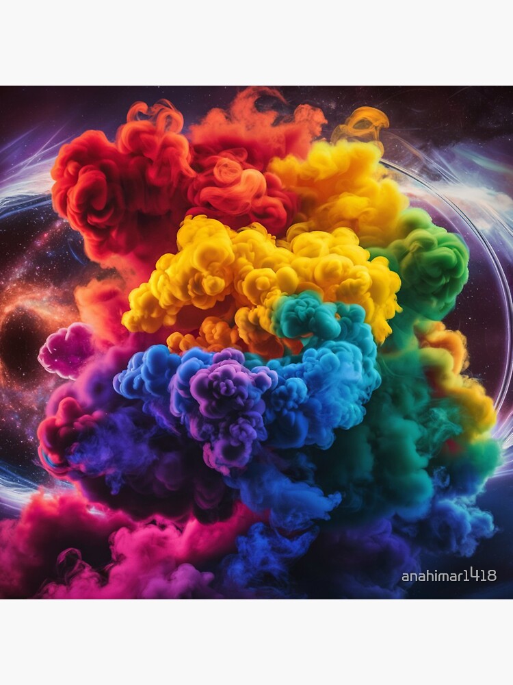 "Colors in Motion" Sticker by anahimar1418 | Redbubble