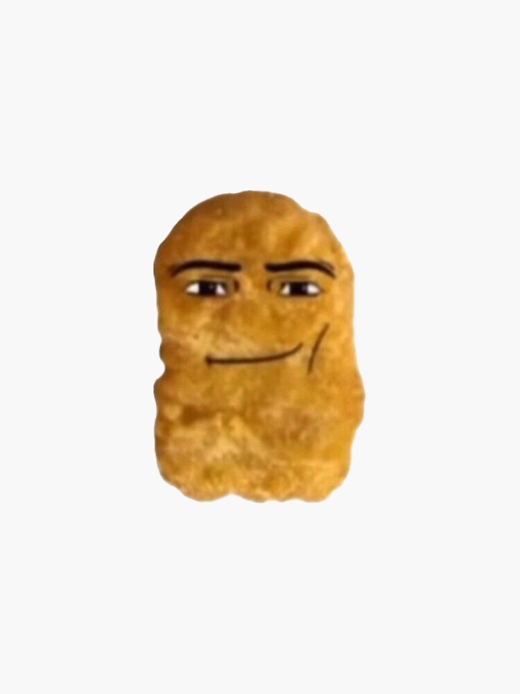 "Chicken Nugget Meme" Sticker for Sale by BrickTup | Redbubble