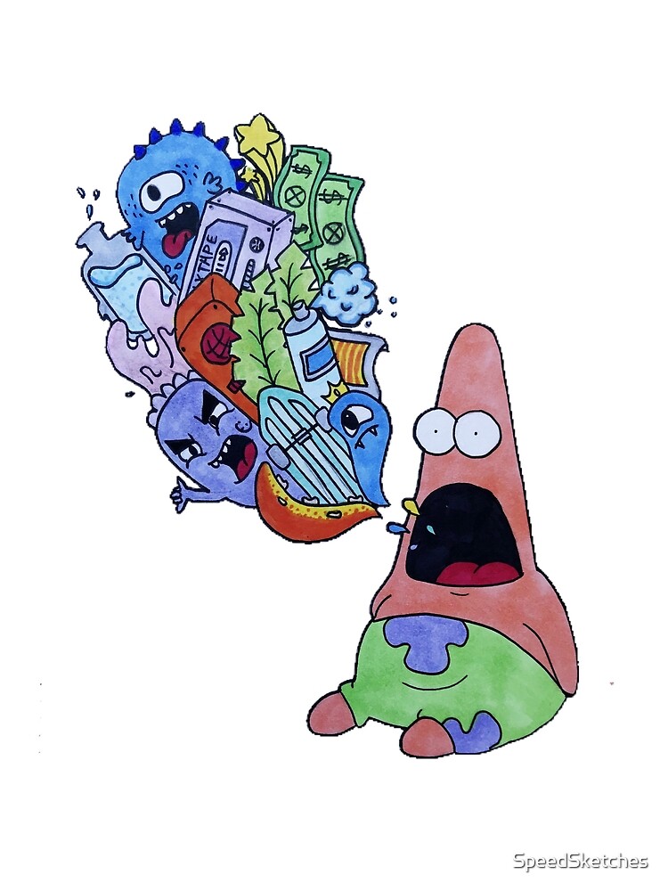 "Patrick meme doodle!" Art Print for Sale by SpeedSketches | Redbubble