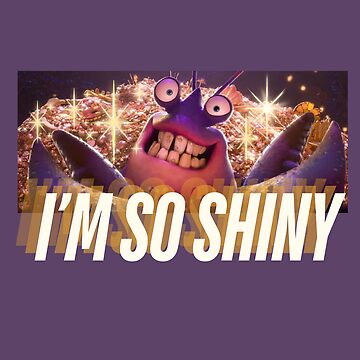 "I'm so SHINY" Sticker for Sale by allthtglttrs | Redbubble