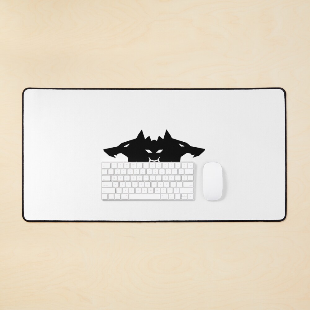 "Tesla Cyber Beast Three-Headed Wolf Silhouette 8k UHD" Sticker for ...