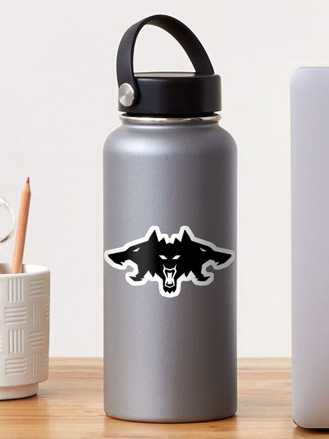 "Tesla Cyber Beast Three-Headed Wolf Silhouette 8k UHD" Sticker for ...