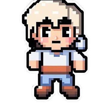 "Pixel Professor" Sticker for Sale by FunTimesSticker | Redbubble