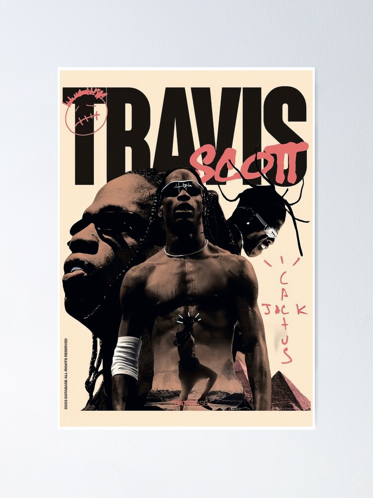 "Travis Scott" Poster for Sale by bavcilaar | Redbubble