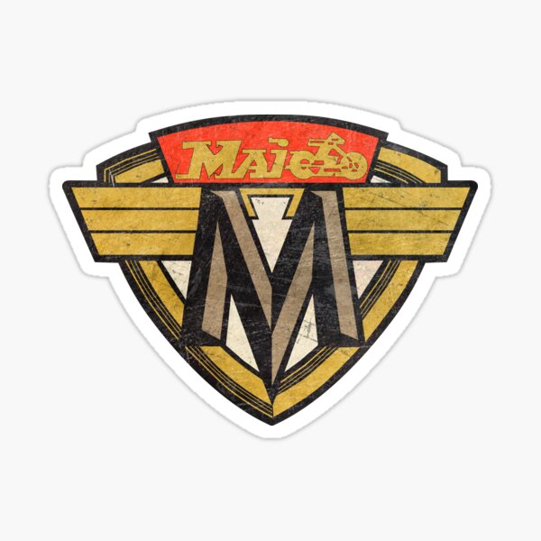 "Maico. Retro Badge" Sticker for Sale by rapazdesigns | Redbubble