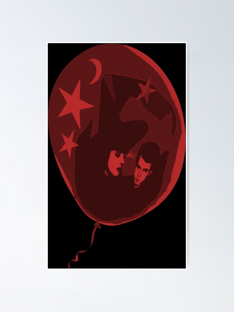 "Big Red Balloon" Poster by kawaiikastle | Redbubble