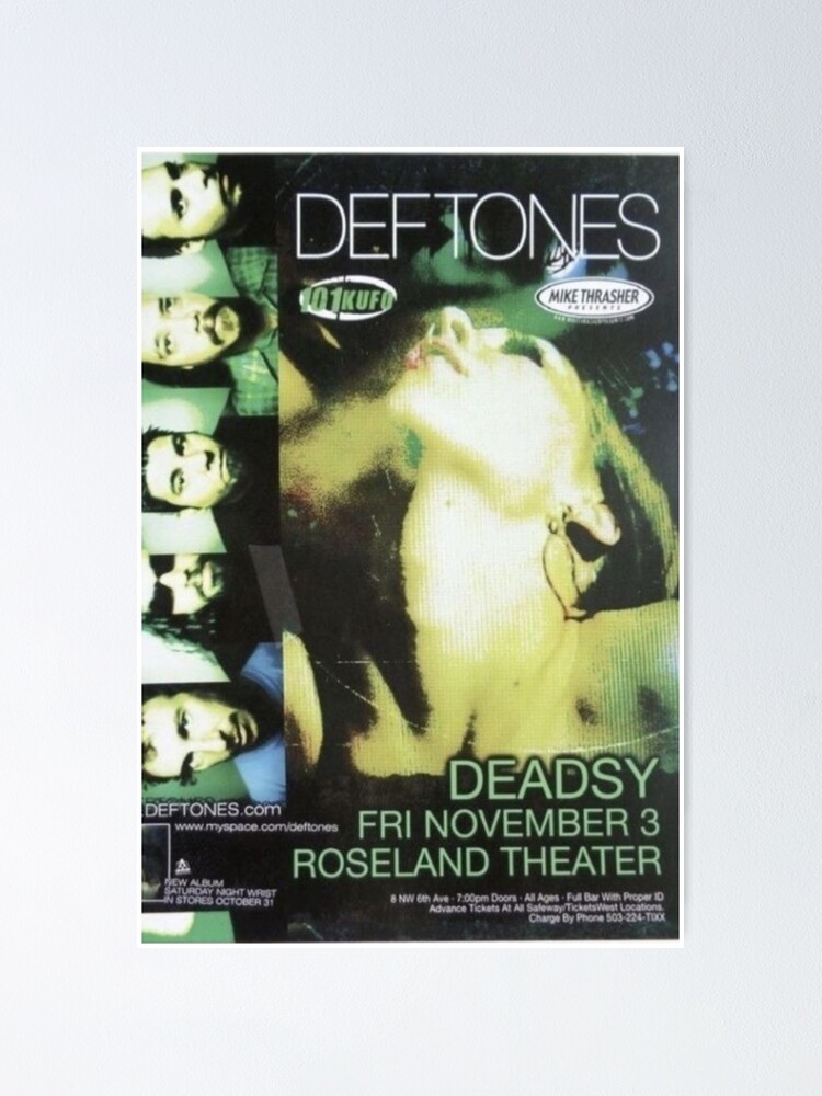 "Deftones Shoegaze Nu metal Promo" Poster for Sale by pierrussy | Redbubble