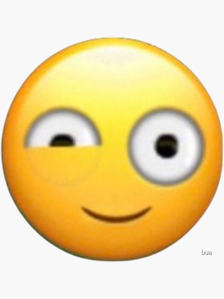 "low quality eye twitch stan twitter reaction meme" Sticker for Sale by ...