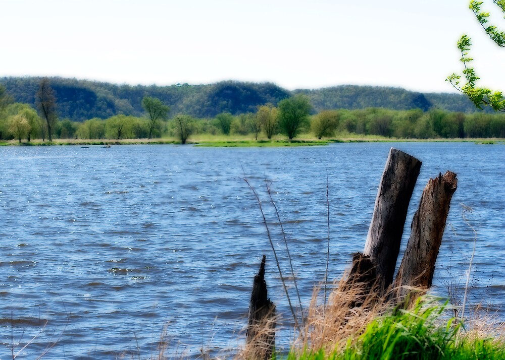 "Minnesota Bluffs over the Mississippi River" by laxwings | Redbubble