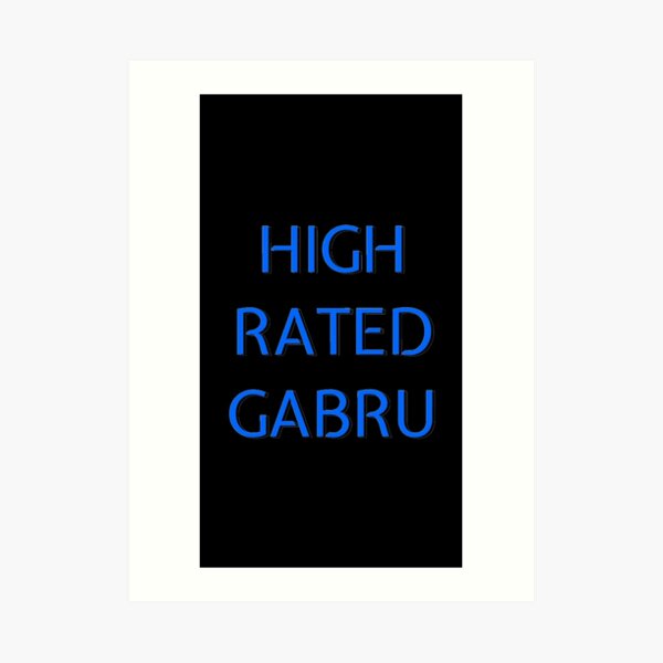 Gabru Art Prints | Redbubble