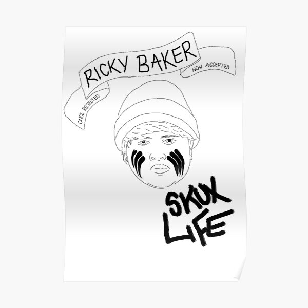 "Ricky Baker - Skux Life" Poster by BeesWingDesigns | Redbubble