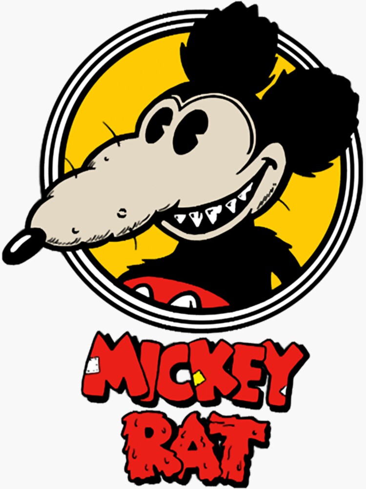 "Míckéy Rat vintage funny Vintage Grateful Dead" Sticker for Sale by ...