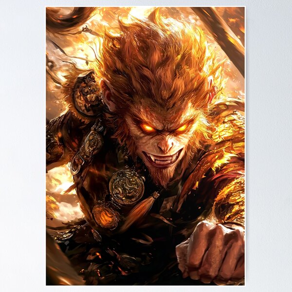 "Sun Wukong wild" Poster by Themoooh | Redbubble