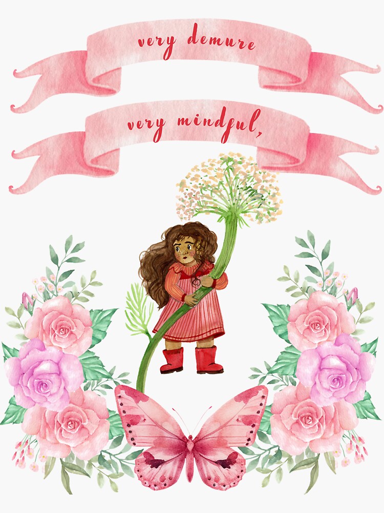 "Very Demure Very Mindful Fairy Artwork | Illustrated by Jemma Jamie ...
