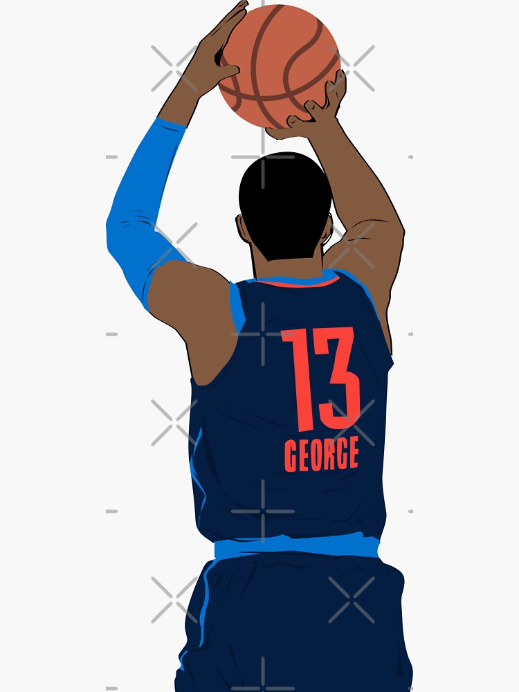 "Paul George" Sticker by karencumlat | Redbubble