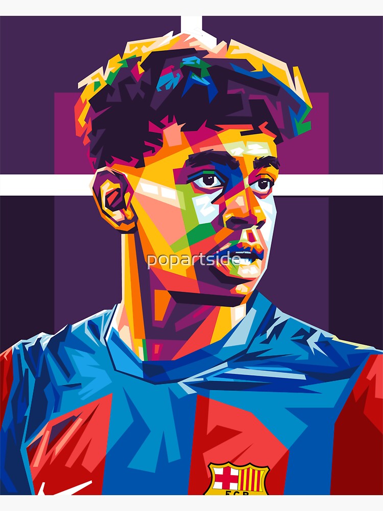 "lamine yamal" Sticker for Sale by popartside | Redbubble