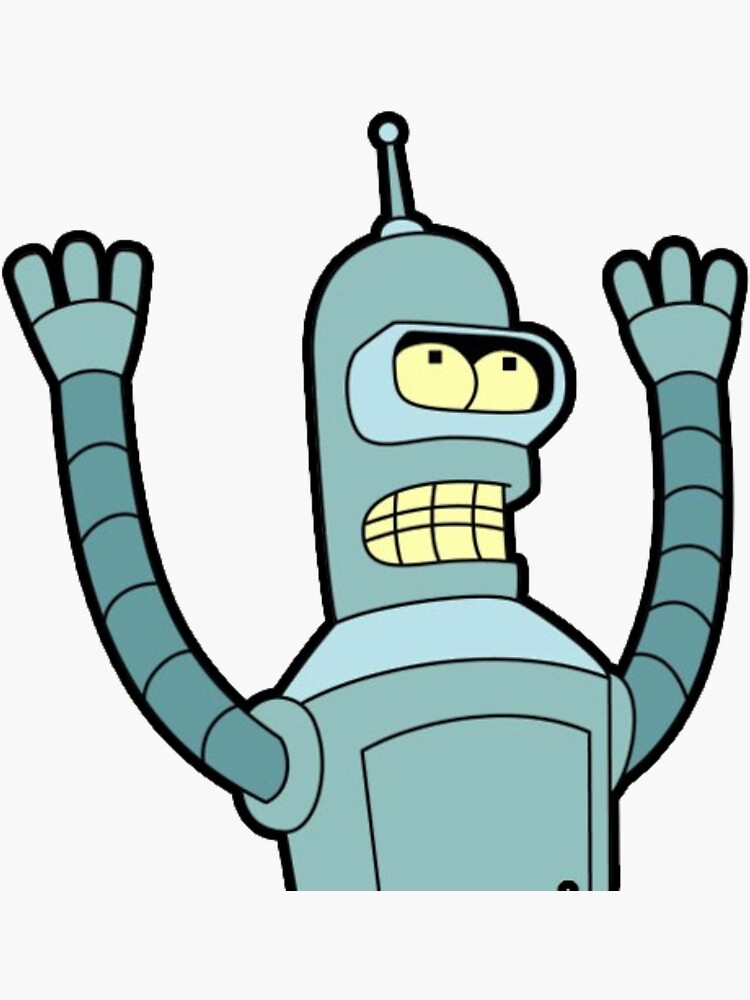 "Bender" Sticker by LA-SAM20 | Redbubble