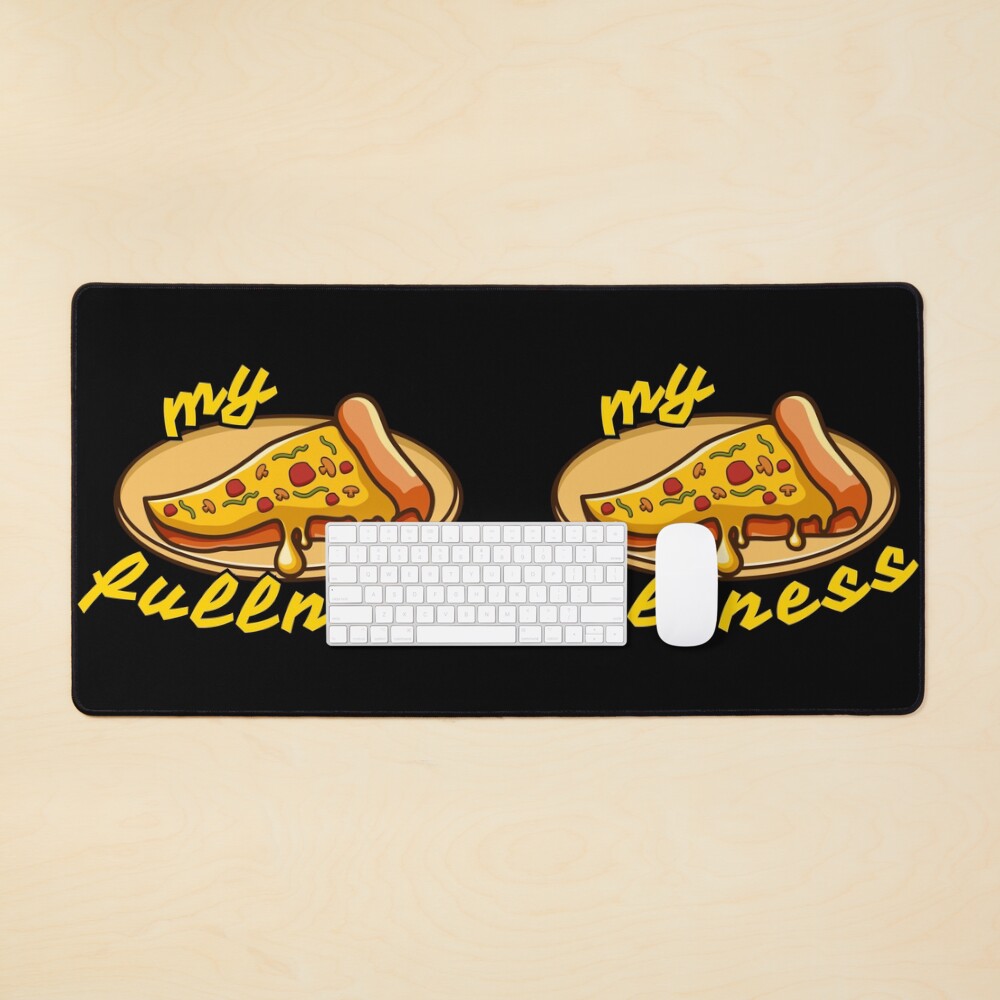 "My Fullness Mindfulness Pizza Cheese Funny Gifts Mr.Lipsky" Sticker ...