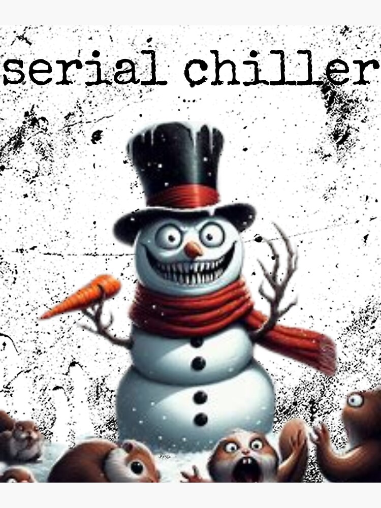 "serial chiller halloween funny" Sticker for Sale by HABlackwood ...