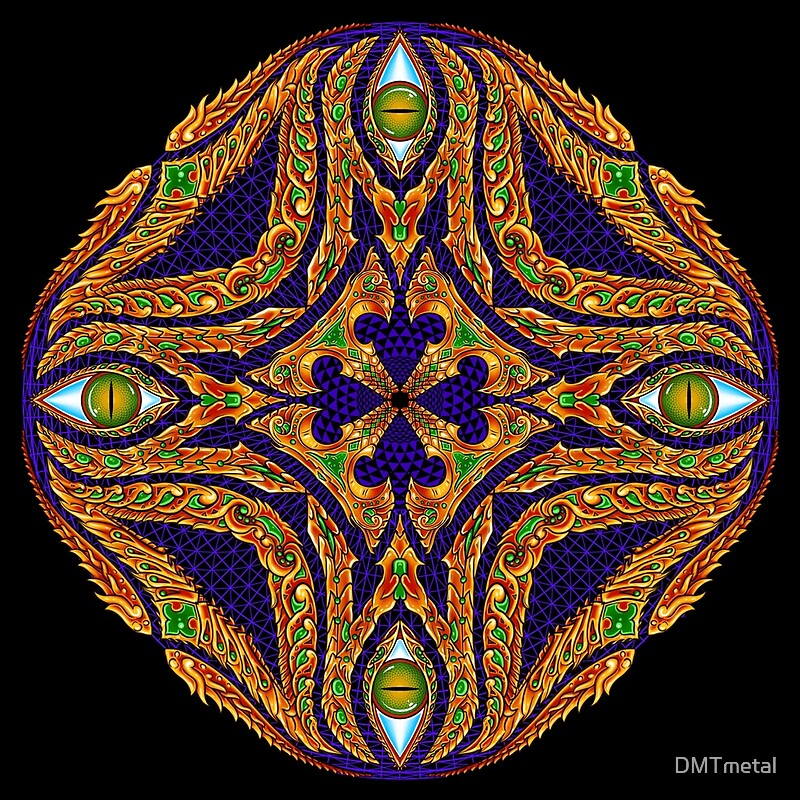 "DMT Emblem by Salvia Droid" by DMTmetal | Redbubble