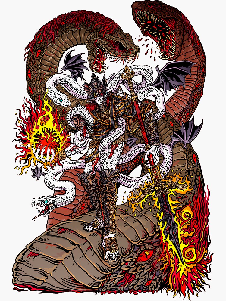 "Messmer the Impaler" Sticker for Sale by lnkomodo | Redbubble
