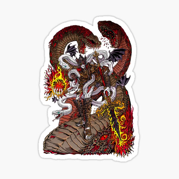 "Messmer the Impaler" Sticker for Sale by lnkomodo | Redbubble