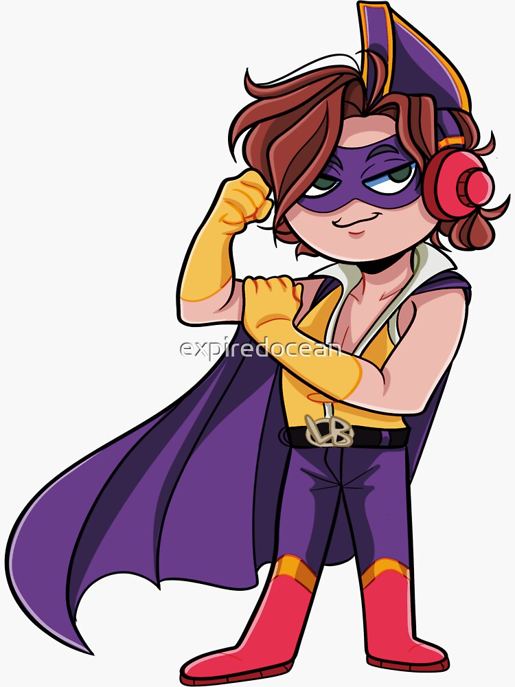 "Larryboy Sticker" Sticker for Sale by expiredocean | Redbubble