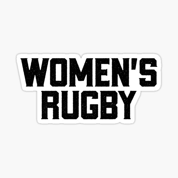 "Womens Rugby ~ Gym Fitness Sports" Sticker for Sale by StrangeStreet ...