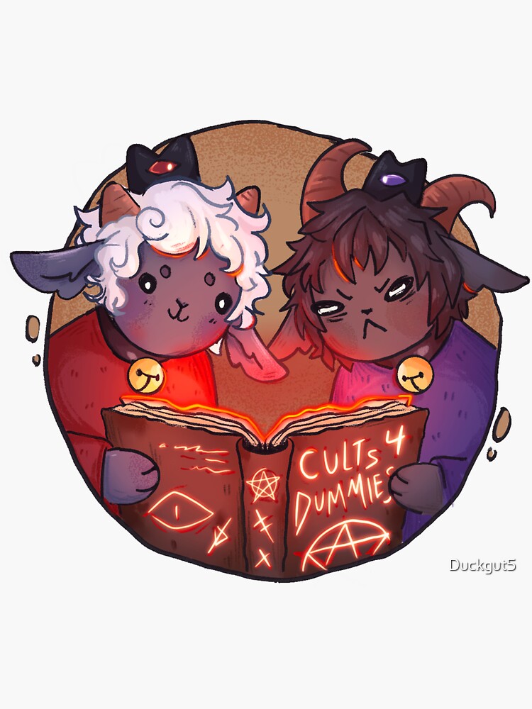 "Cult of the lamb for Dummies and Goats " Sticker for Sale by Duckgut5 ...
