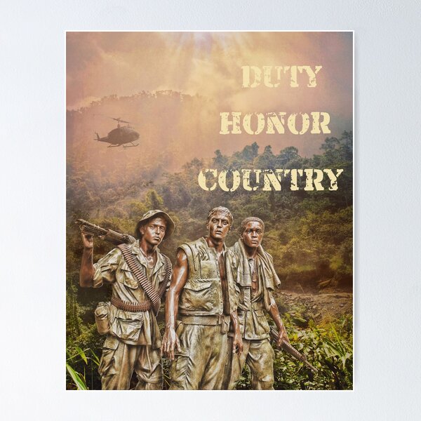 "Vietnam Tribute" Poster for Sale by Doug Canning | Redbubble