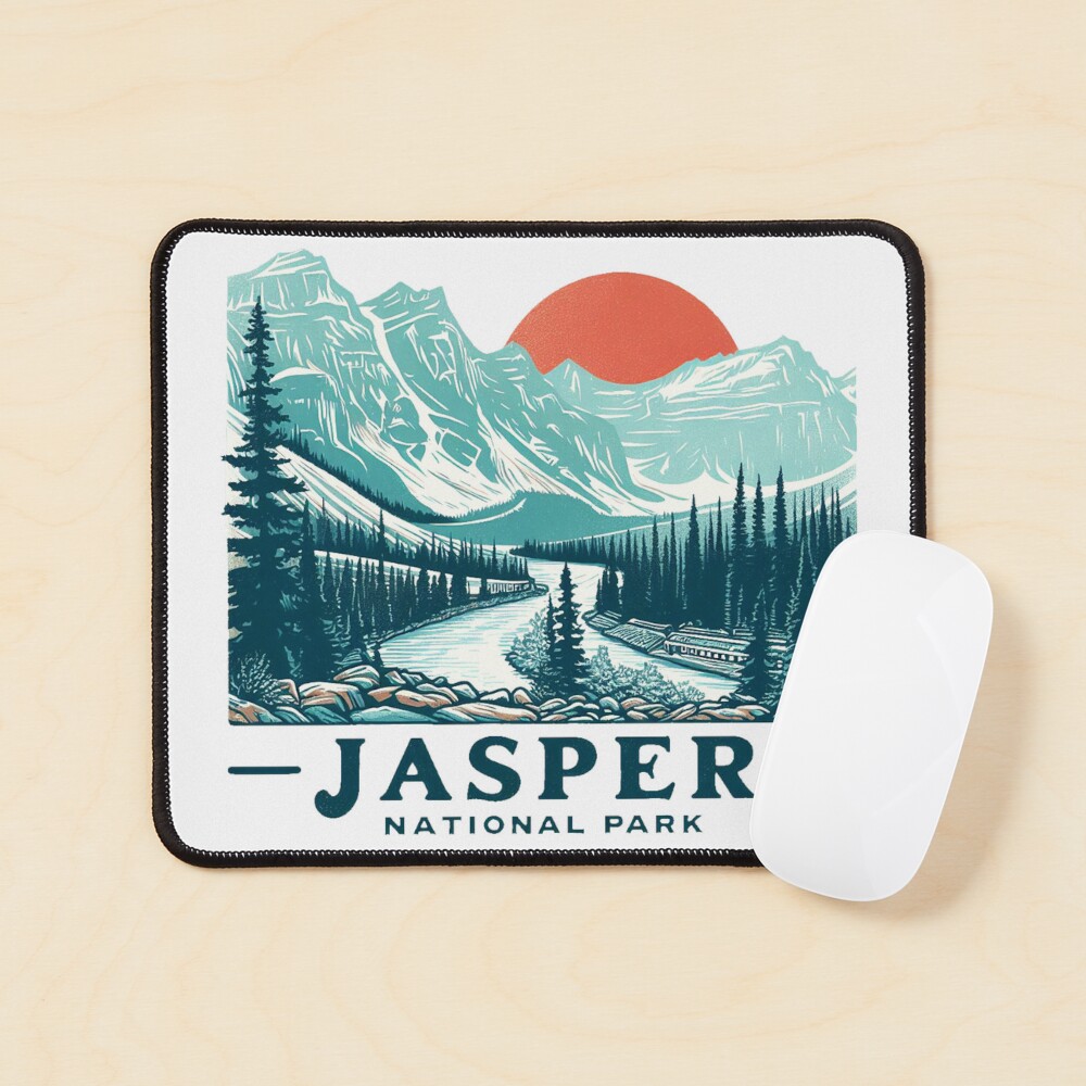 "Jasper National Park Alberta Canada" Sticker for Sale by HowToCanadian ...