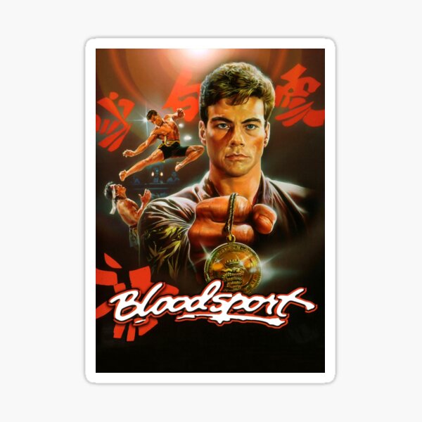 Bloodsport Movie Stickers | Redbubble