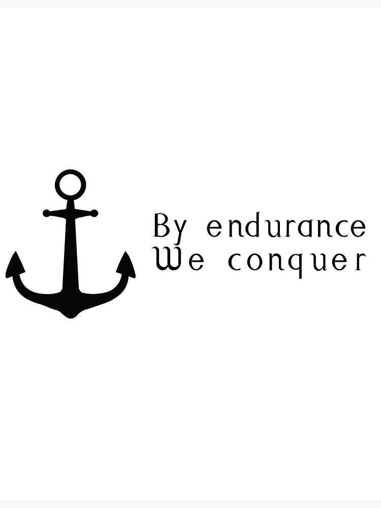 "By Endurance We Conquer - Marine Version 1" Poster for Sale by Nanukem ...